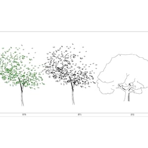 Autocad Template Package, Trees & People DWG, 2D View - Etsy