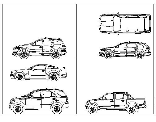 Autocad Template Package, 2D Cars Template, Mega Autocad Blocks 2D DWG ...