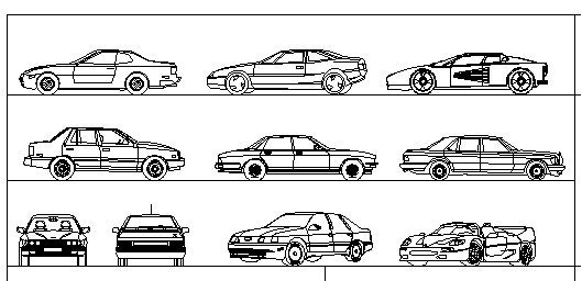 Autocad Template Package, 2D Cars Template, Mega Autocad Blocks 2D DWG ...