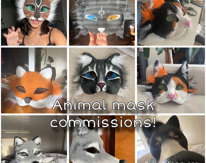 Therian Cat Mask Felted Mask With Eye Mesh Mountain Cat Mask - Etsy Canada