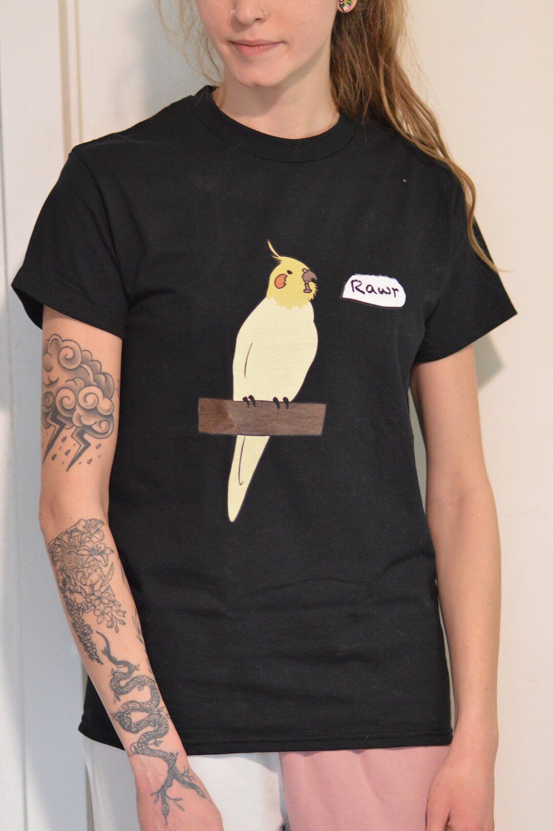Cockatiel Shirt, Cute Parrot, Bird Nerd, Bird Gift, Womens Shirt, Mens ...