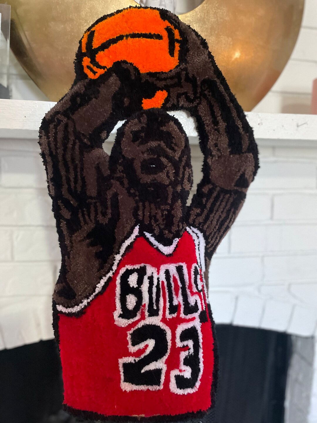 Handmade Michael Jordan Rug Vintage Basketball Legend Carpet Unique ...