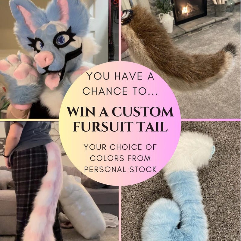 Furry Cat Tail - Etsy