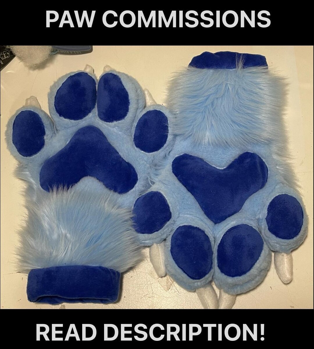 CUSTOM FURSUIT PAWS - Etsy