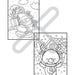 37-pg Christmas Holiday Digital Coloring Book Printable, Festive ...