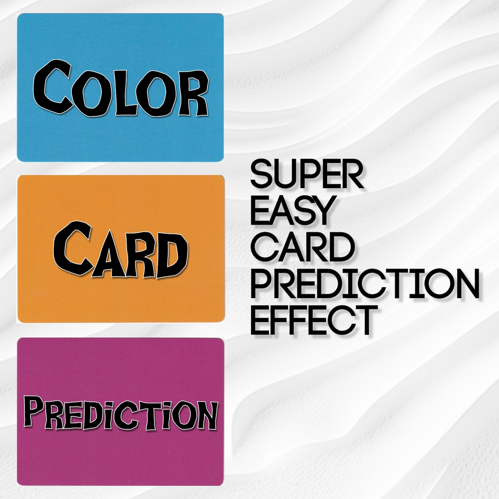 Color Card Prediction - Beginners Magic Trick - Mentalism - Video Demo ...