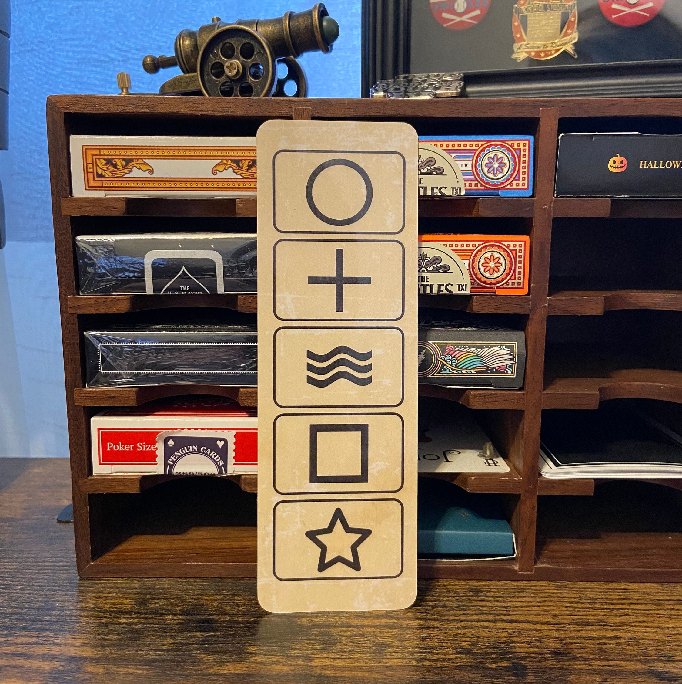 ESP Zener Cards Book Mark - Etsy