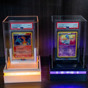 Graded Card Display Case Stand Fits Collectible PSA, BGS, CGC, and ...