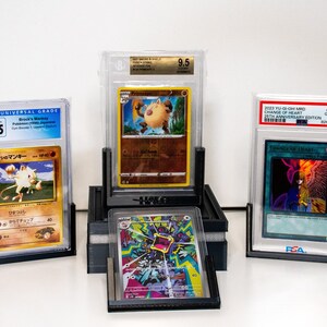 Graded Card Display Case Stand Fits Collectible PSA, BGS, CGC, and ...