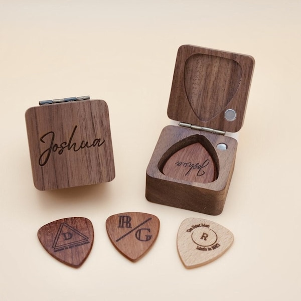 Guitar Pick Box - Etsy
