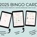 2025 Bingo Card Canva Digital Template, Manifestation Bingo, New Year's ...