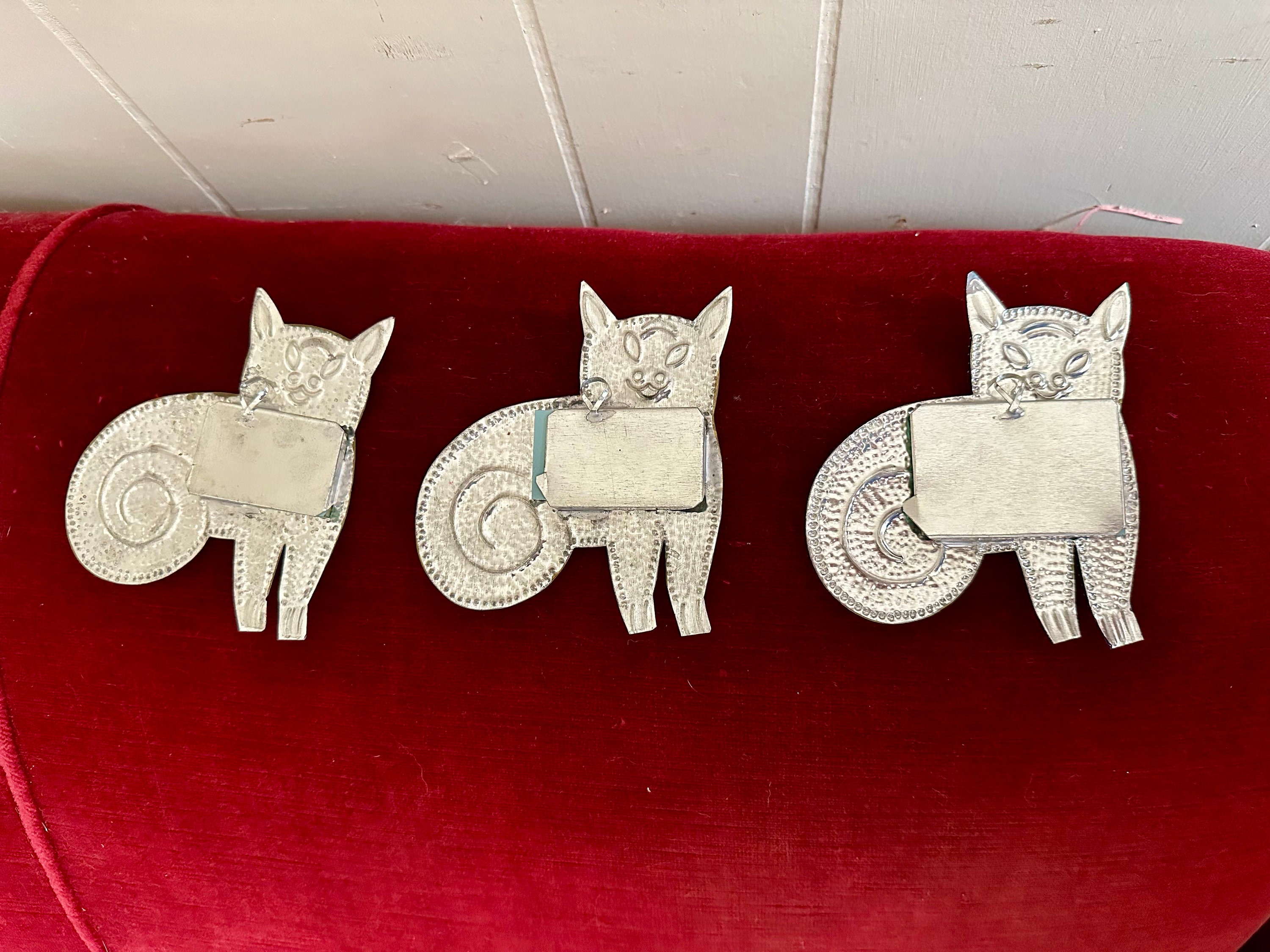 Vintage Cat Wall Decor, Mexico Decor, Tin Cats, Mirrors, Wall Mirror ...