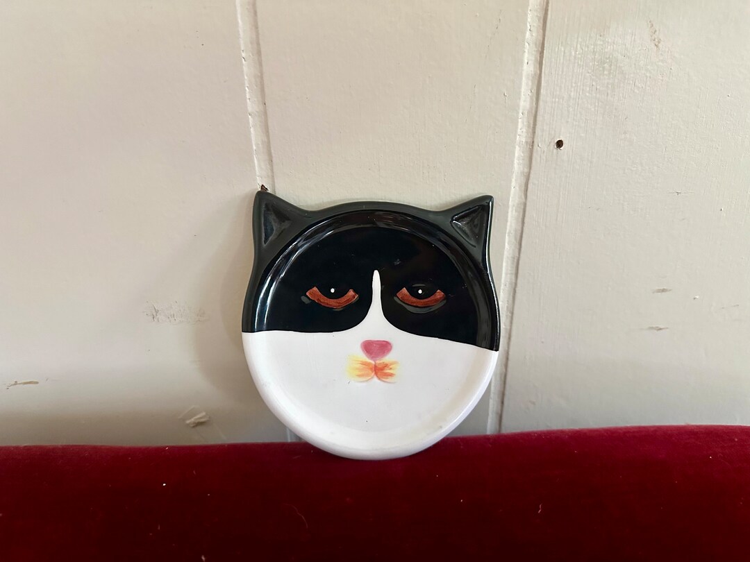 Vintage Cat Plate, Kitty Plate, Coin Tray, Coin Plate, Keys Plate, - Etsy