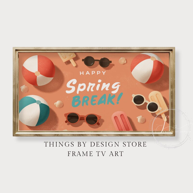 Banner Spring Break - Etsy