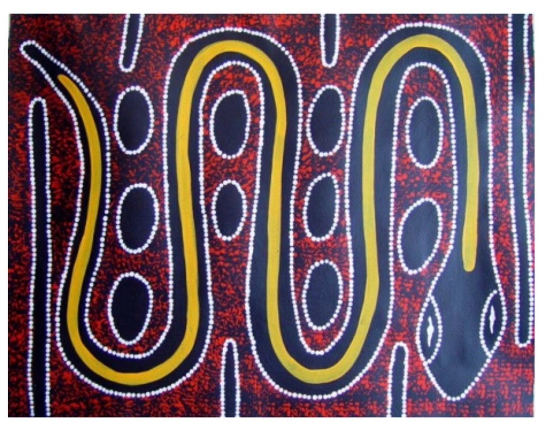 Rainbow Snake, by Sharon Numin - Etsy