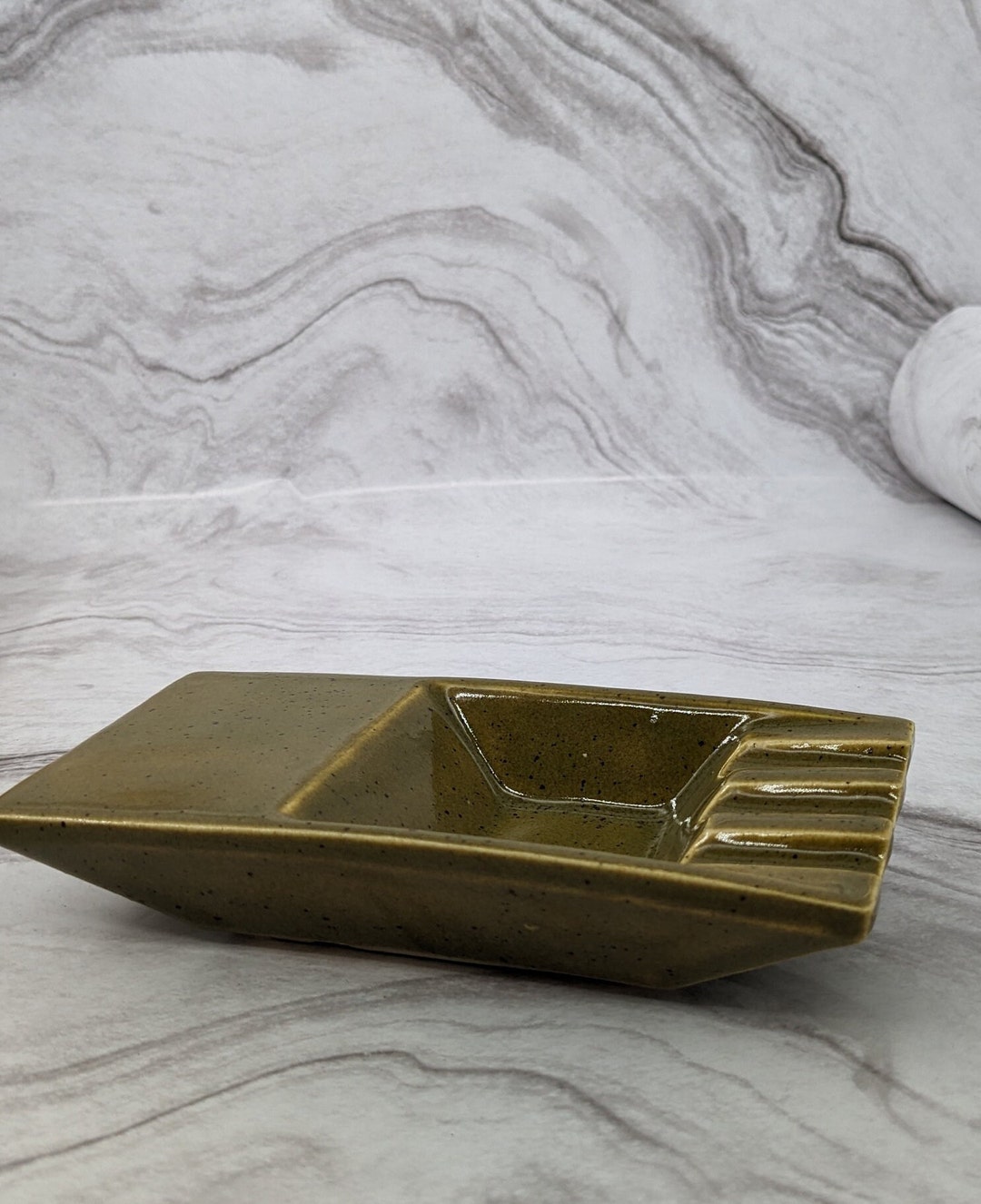 Handmade Ceramic Ashtray | Retro | Vintage Reproduction - Etsy