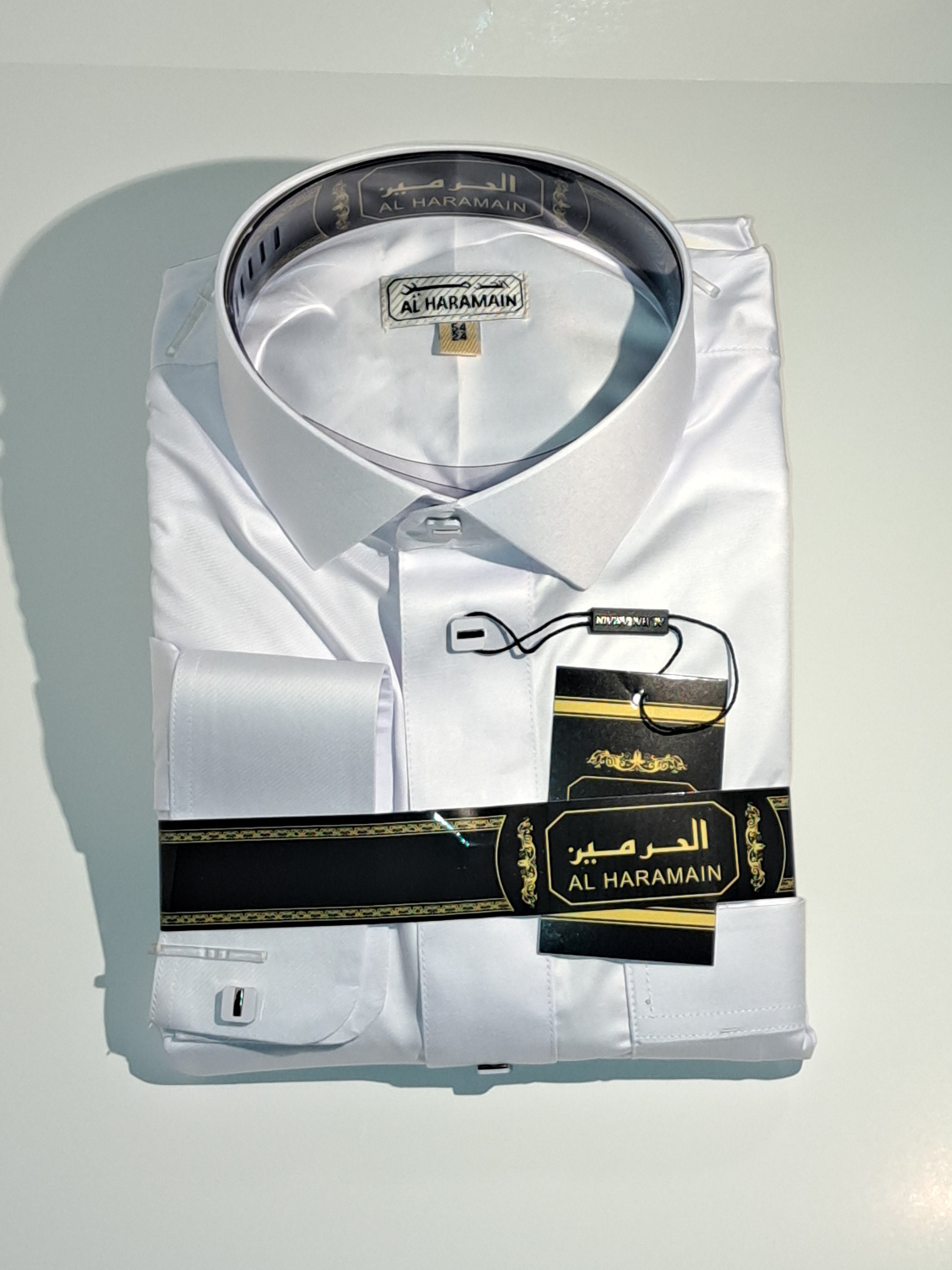Mens Saudi Thobe Al-haramain White All Sizes Thawb/thoub/qamees/jubbah ...