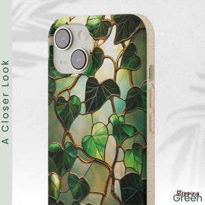 Biodegradable Green Leaves Vine Phone Case, Plant Lover Phone Case ...