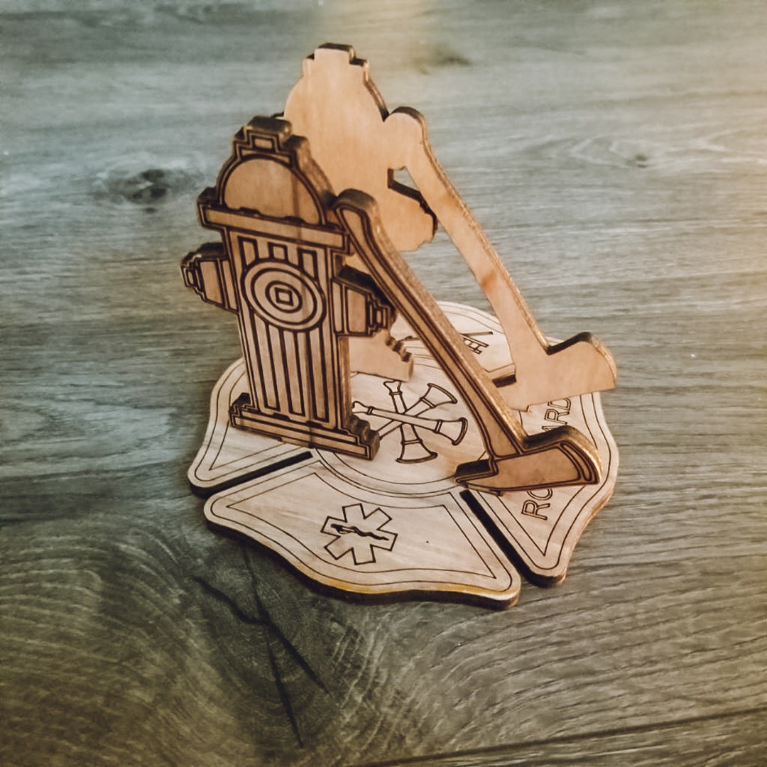 Custom Firefighter Themed Cell Phone Holder #firefightergift # ...