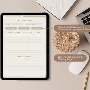 2024-25 Academic Planner | Digital Student Planner | Minimalist, Dated ...