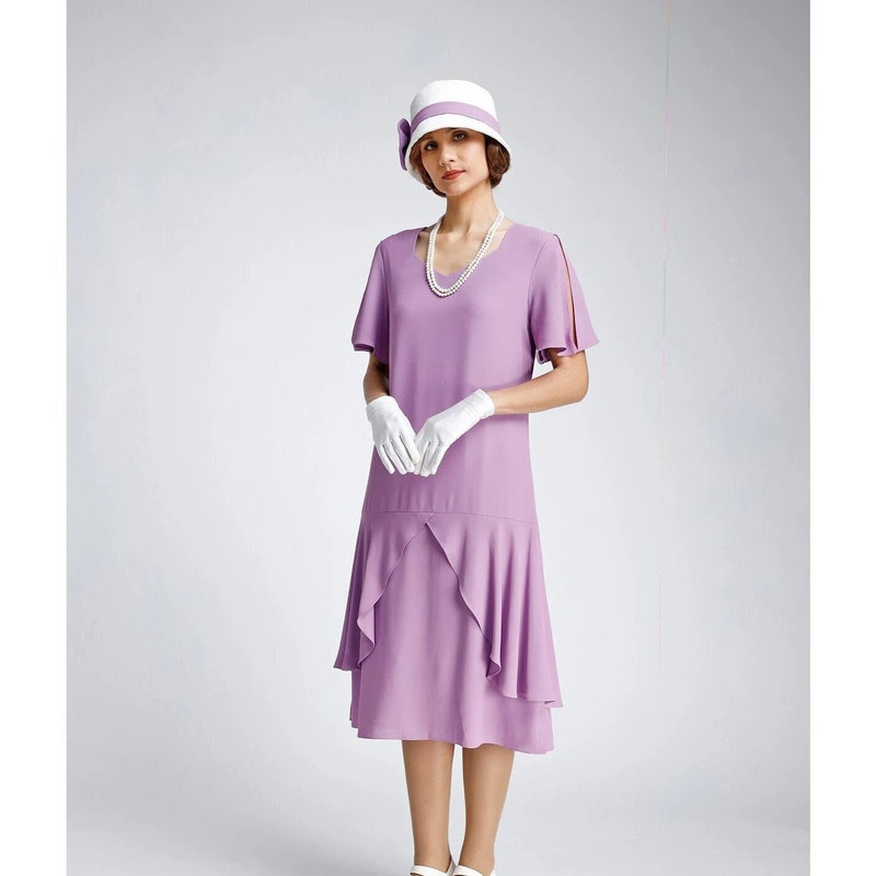 1920s Dress Lavender - Etsy