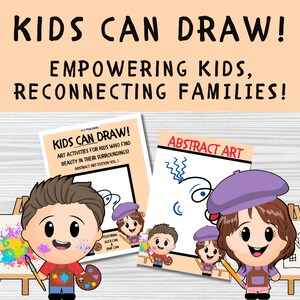 Kids Can Draw Abstract Art for Kids, Homeschool Kid Printables, Kids ...