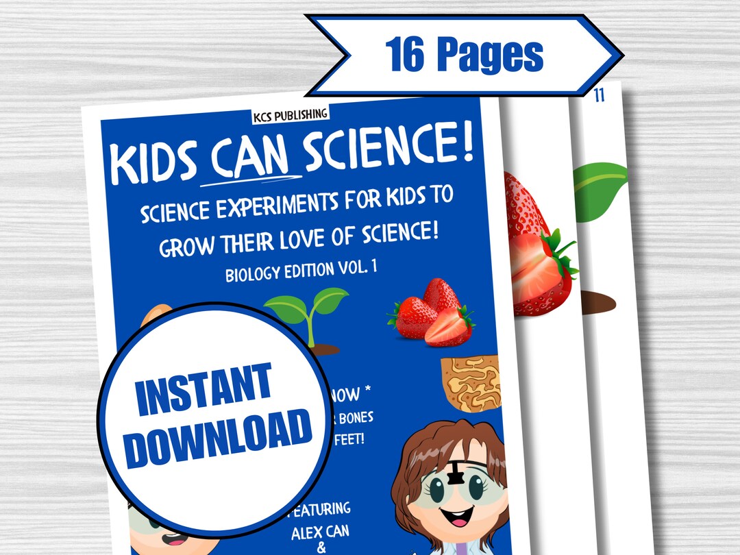 Kids Can Science Biology, Homeschool Kid Printables, Kids Printables ...