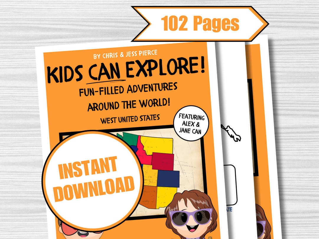 Kids Can Explore West States for Kids, Social Studies, Geography, for ...
