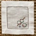 Hand Embroidered Wedding or Engagement Martini Cocktail Napkins - Etsy