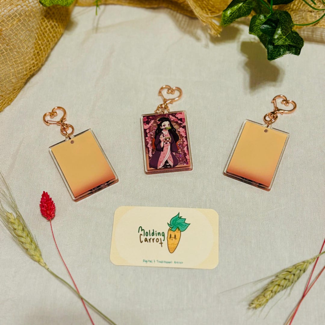 Nezuko Quicksand Keychain - Etsy