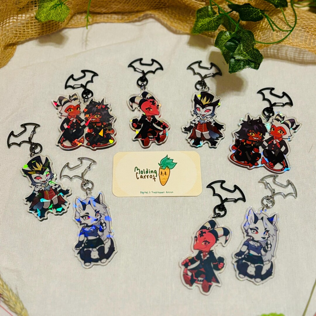 Helluva Boss Acrylic Keychains - Etsy