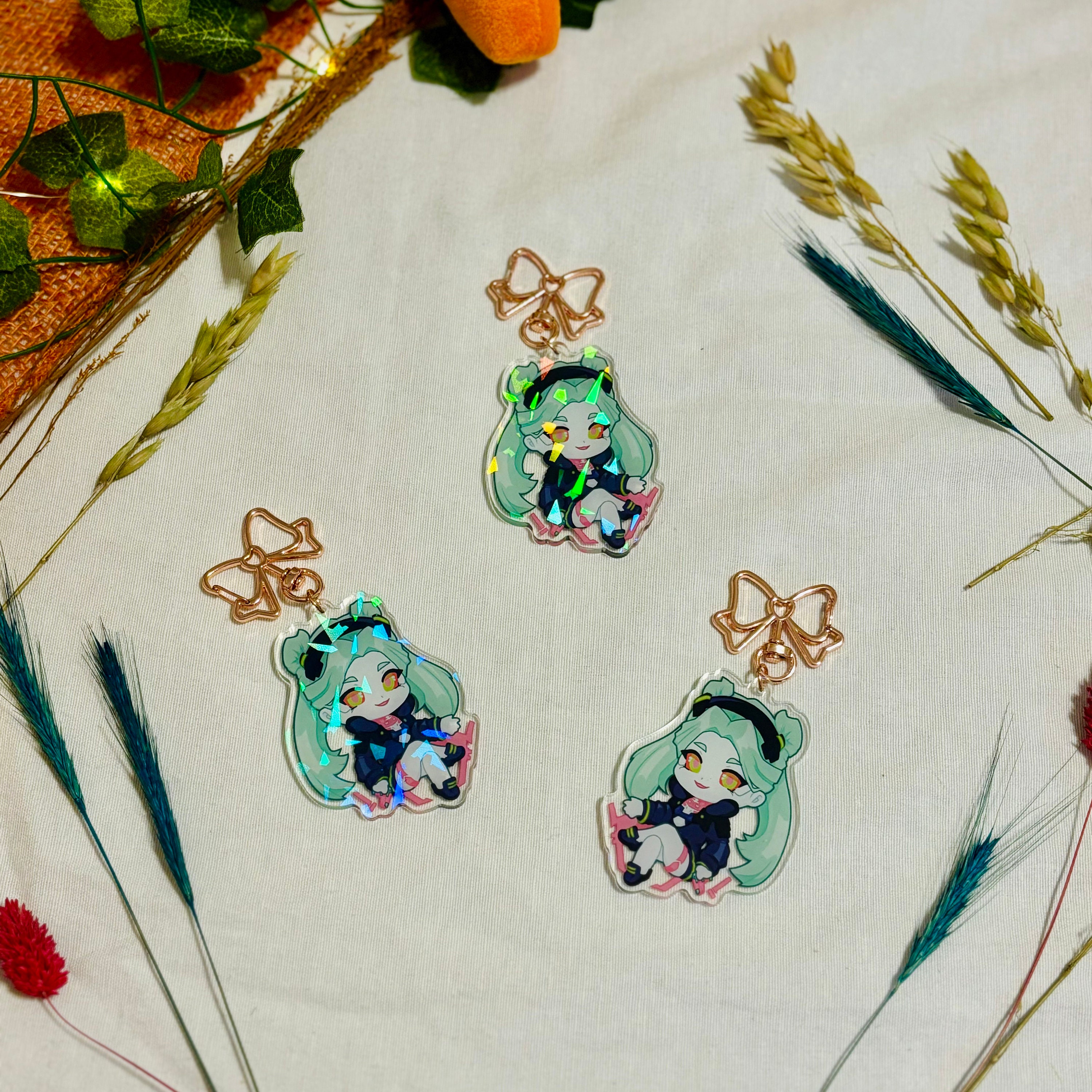 Cyberpunk Acrylic Keychains - Etsy