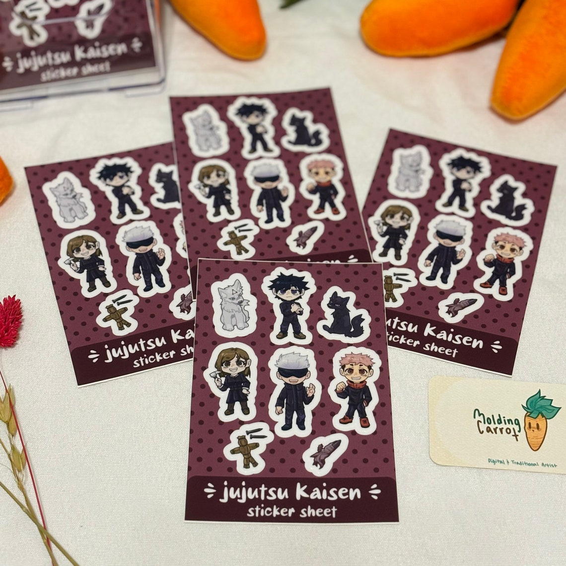 Jujutsu Kaisen Sticker Sheet - Etsy