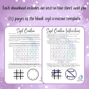 Witches Wheel Sigil Template | Sigil Creation (digital Download) - Etsy