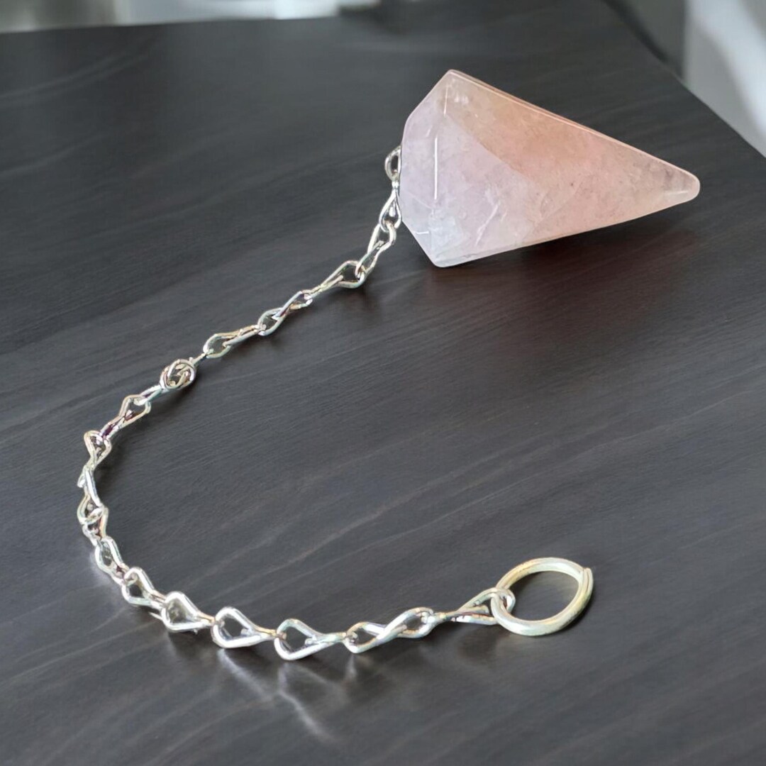 Rose Quartz Pendulums | Self Love and Confidence Crystals | Divination ...