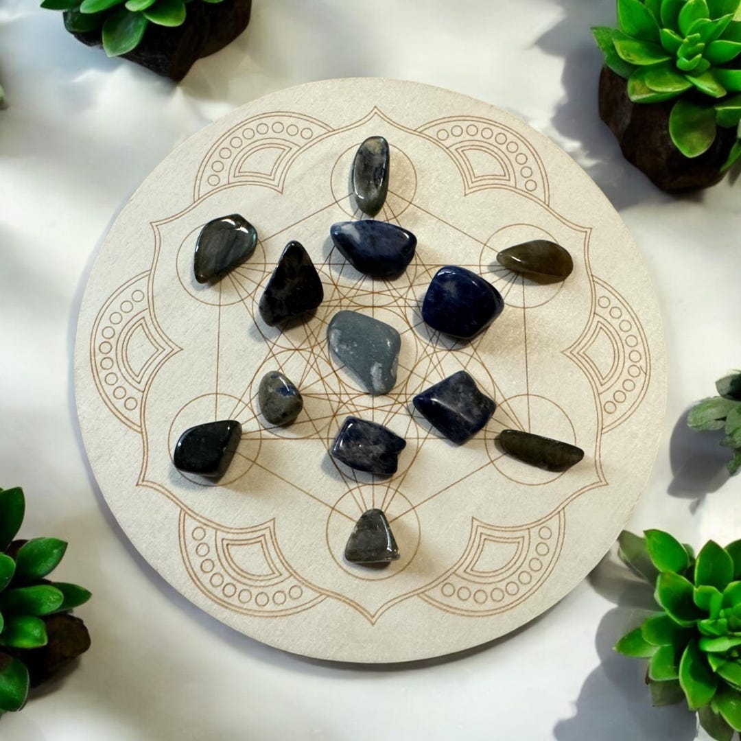 Metatron's Cube Crystal Grid Crystal Grid for Divination Witches Altar ...