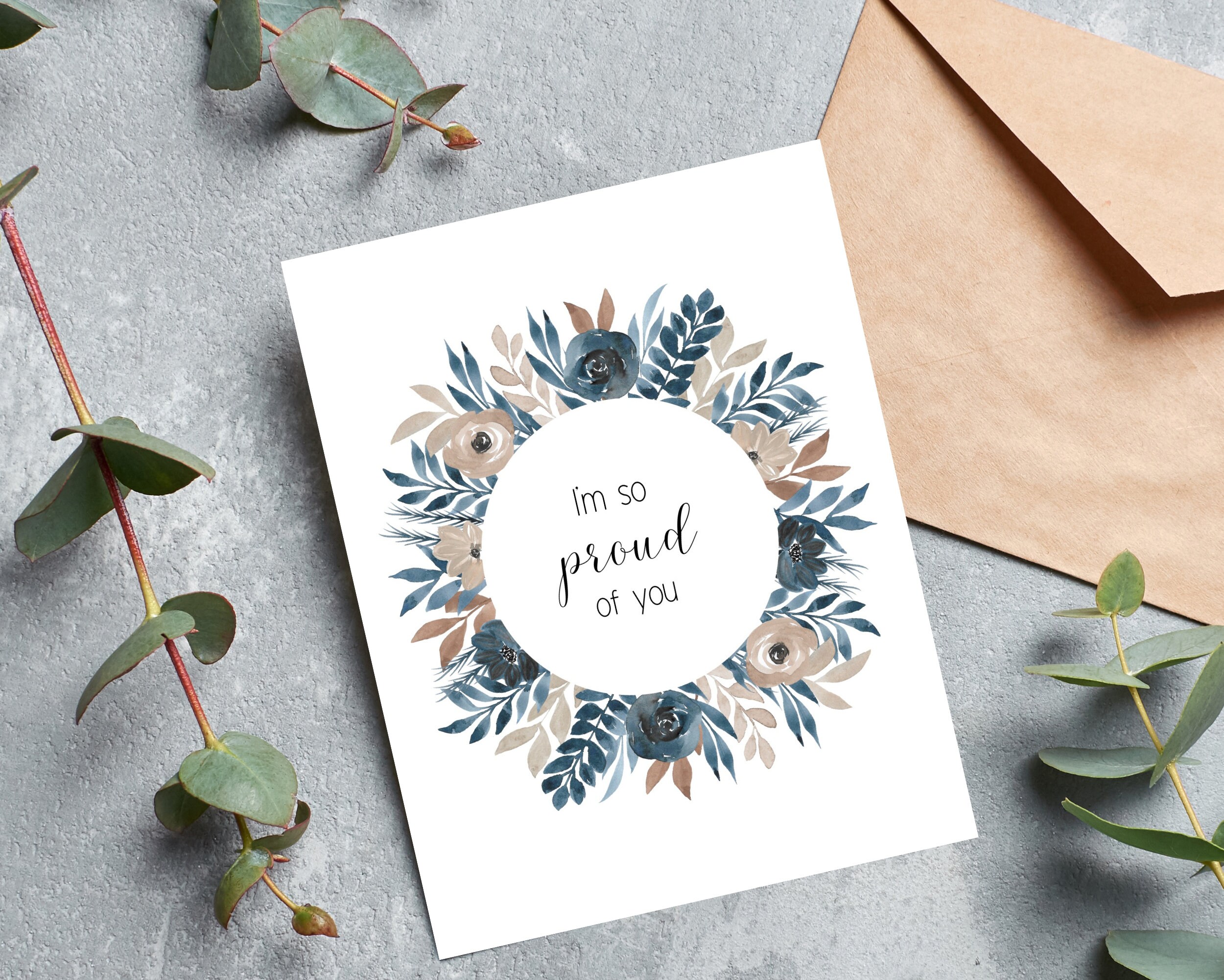 Proud of You Card for Graduation Promotion Card I'm so Proud of You ...