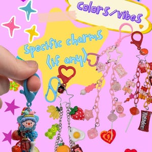 Custom Kidcore Bag Charm/keychain - Etsy