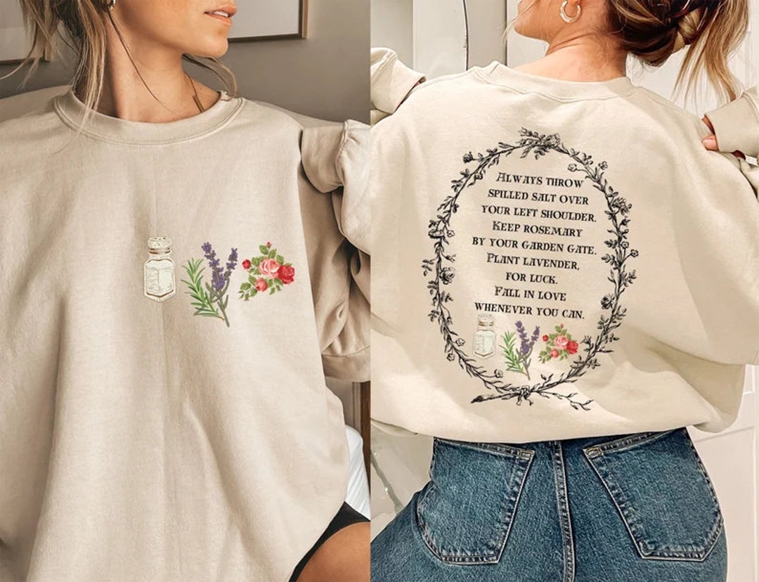 Practical Magic Sweatshirt, Salt Rosemary Lavender Love Sweater, Magic ...