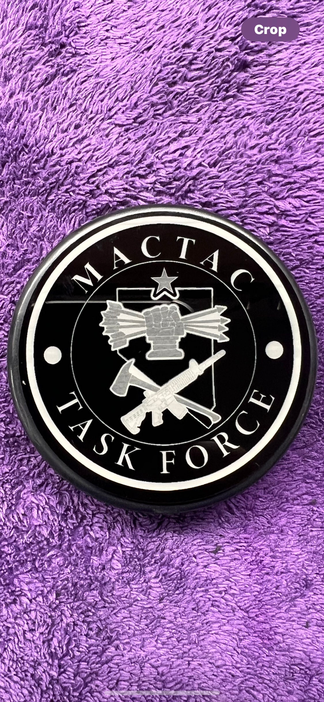 Hockey Puck Bottle Opener and Magnet Custom Made Black Acrylic Photo ...