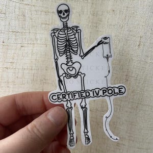 Certified IV Pole // Funny EMS Sticker // Medical // Paramedic ...
