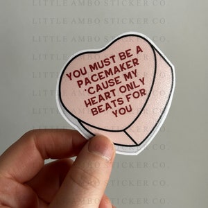 Candy Hearts (multiple Variations) // Funny EMS Sticker // Medical ...