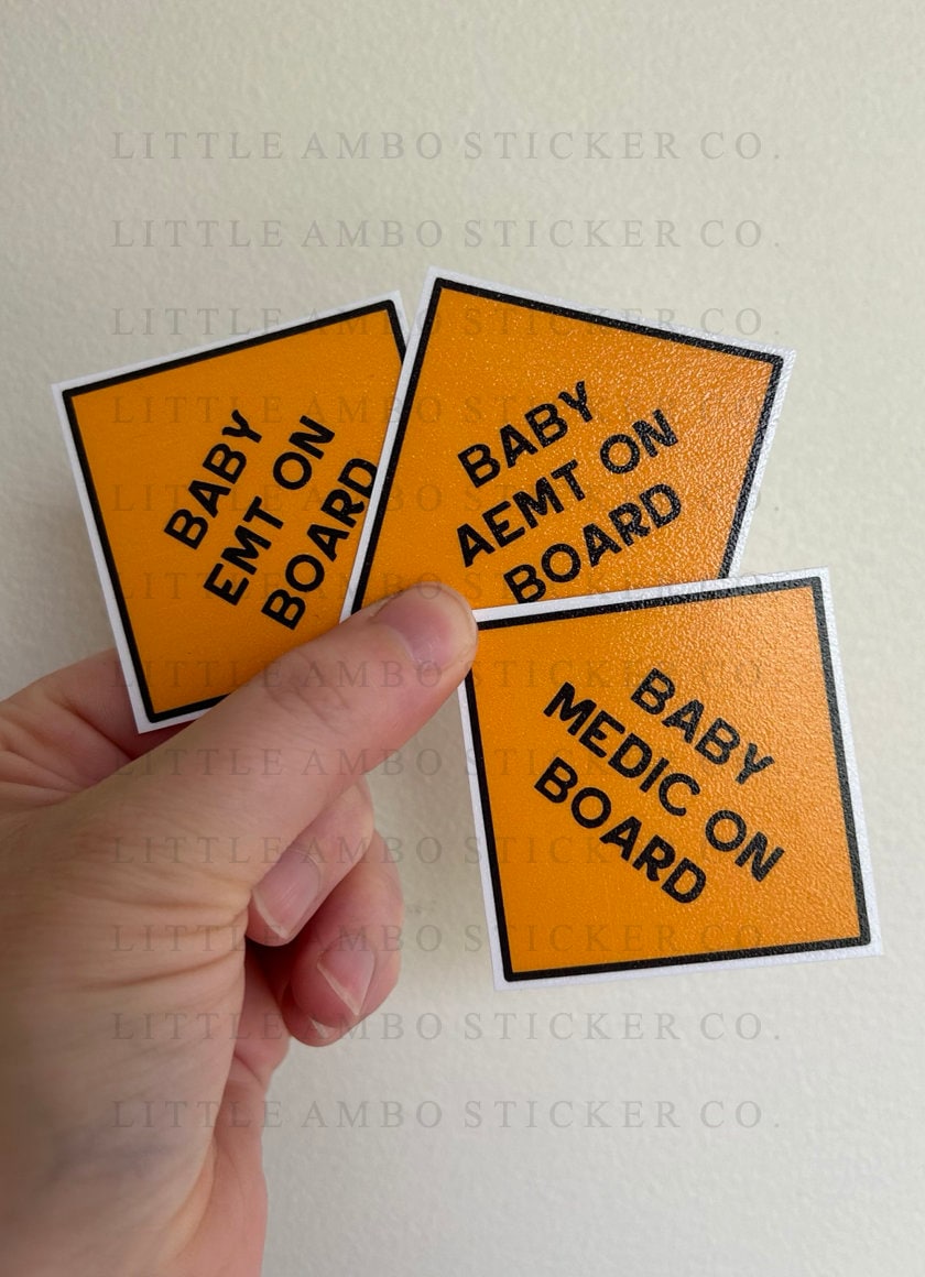 Baby Medic, AEMT, EMT // Funny Ems Sticker // Medical // Healthcare ...
