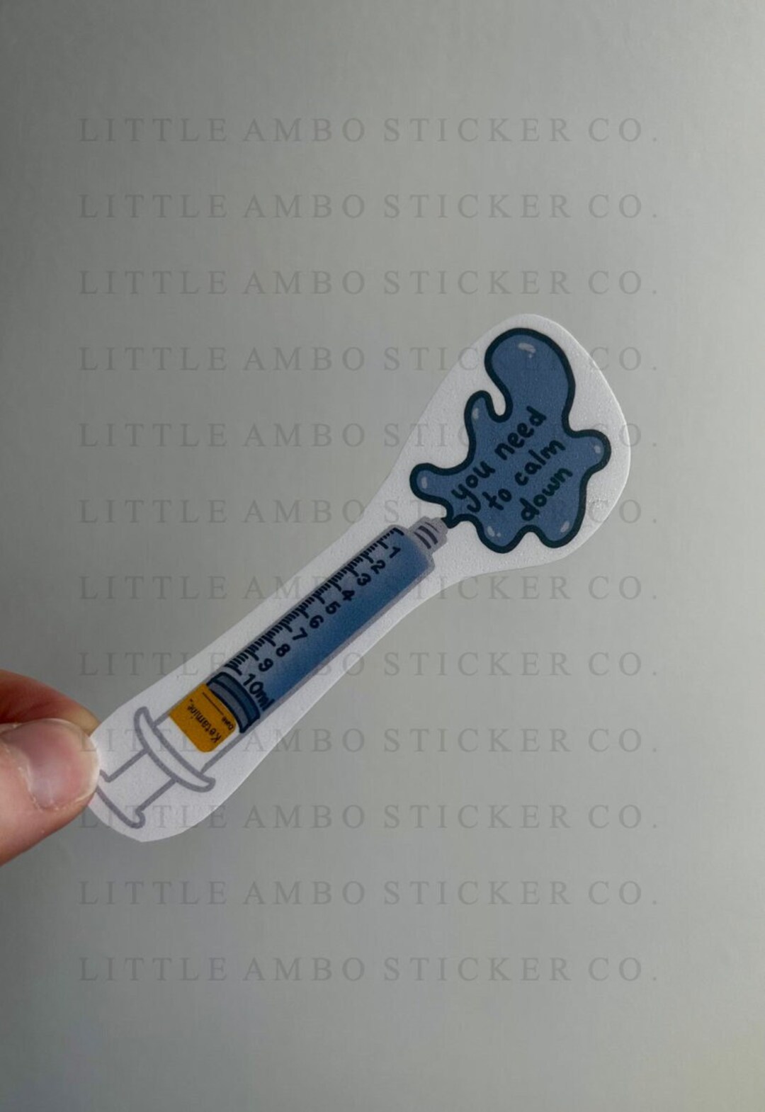 You Need to Calm Down // Funny EMS Sticker // Medical // Ketamine ...