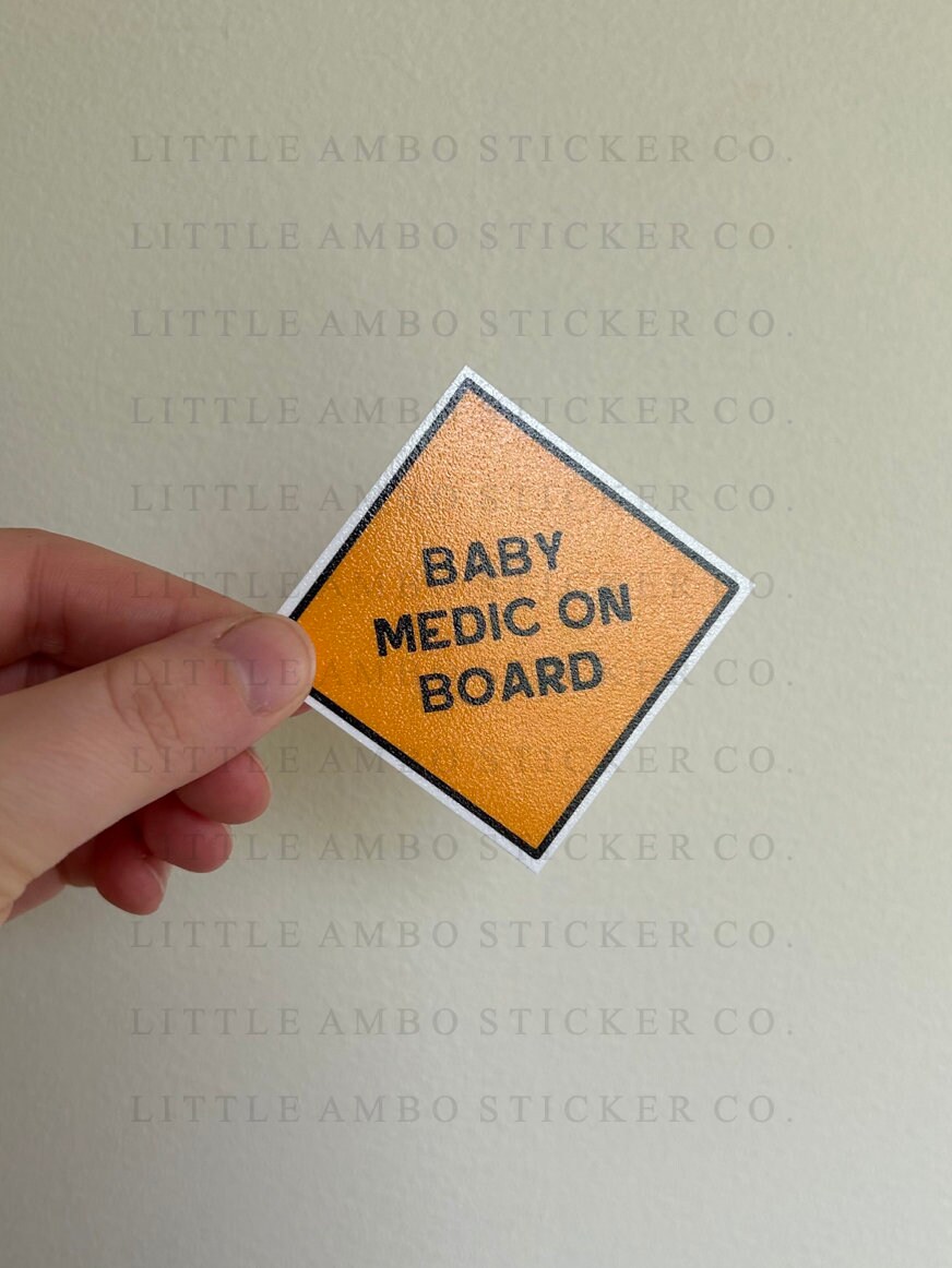 Baby Medic, AEMT, EMT // Funny Ems Sticker // Medical // Healthcare ...