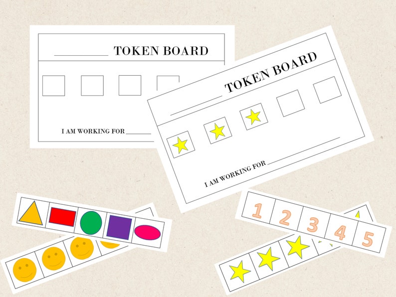 Basic Token Board for Positive Reinforcement - Behavioral Reward System ...