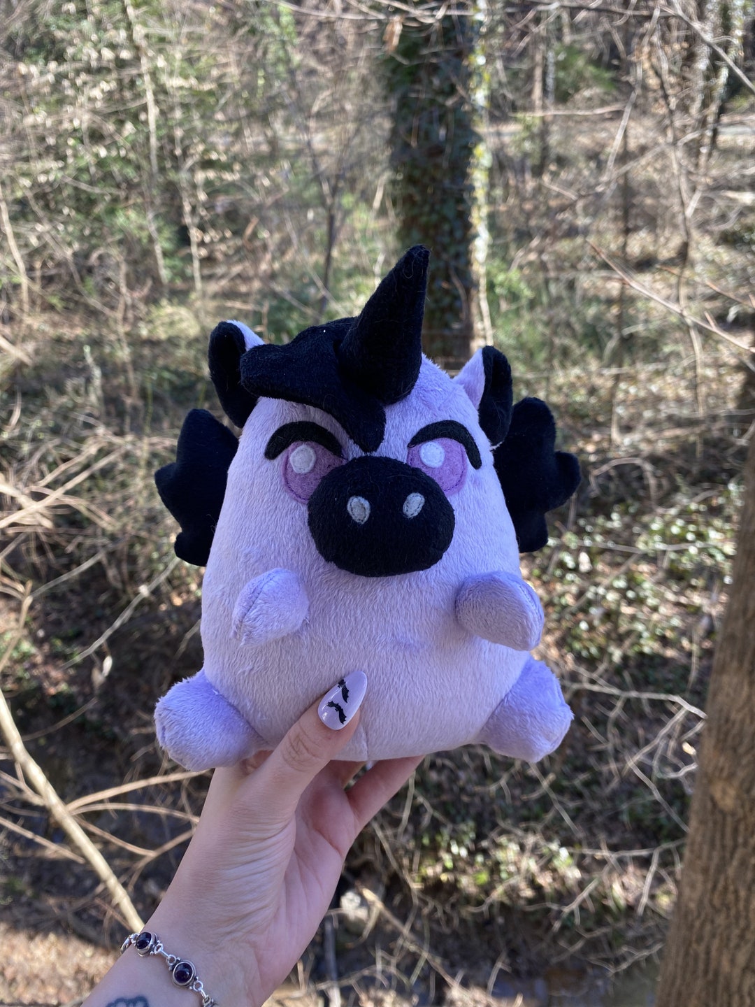 Emo Unicorn Plush - Etsy