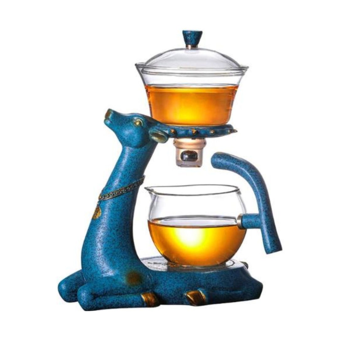 Magnetic Deer Glass Teapot With Large Capacity Infuser 3 to 6 - Etsy