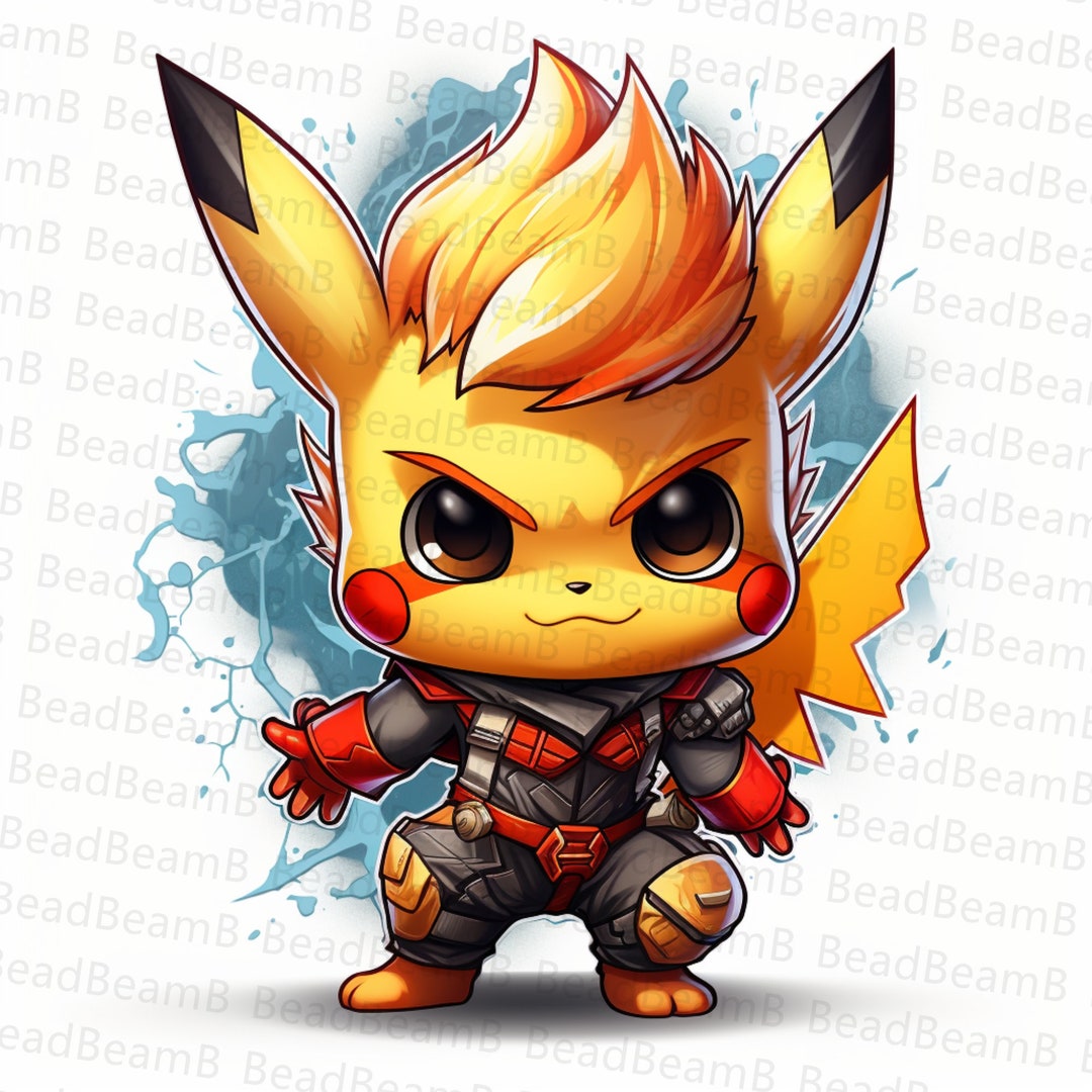 Cute Raichu PNG Fan Art, Watercolor Design, Ascension PNG Instant ...