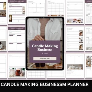 Candle Business Planner, Candle Making Kit, Digital Download, Small ...